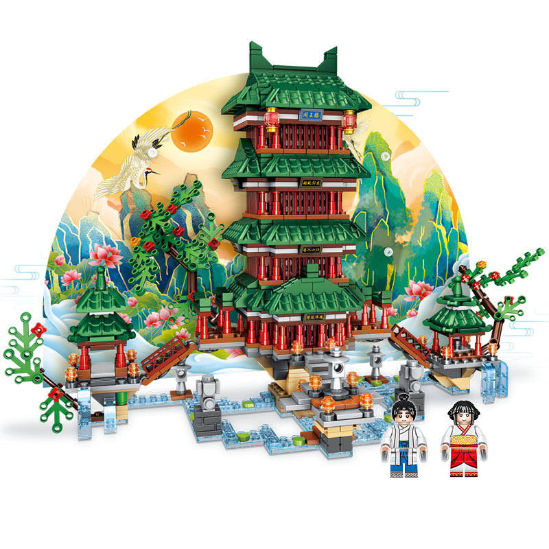南昌滕王阁（明迪minGDi/磊宝LEIBAO 58002） | Brick4.com - 最实用的国产积木索引表
