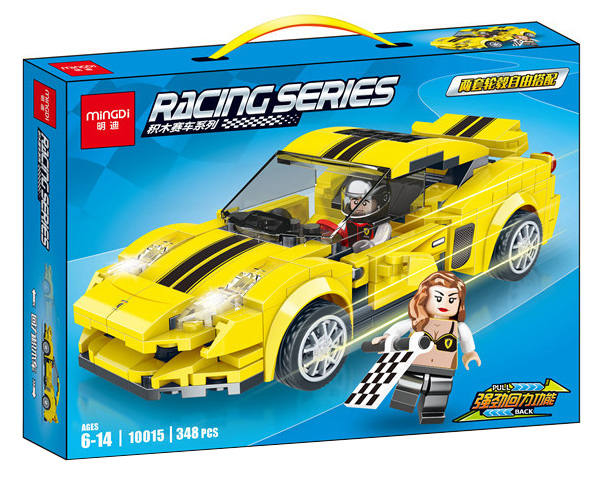 金色野牛（Racing）（明迪minGDi/磊宝LEIBAO 10015） | Brick4.com - 最实用的国产积木索引表