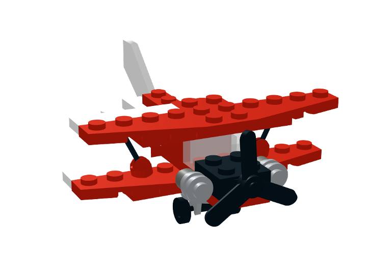 双翼飞机（Bi-Plane）（乐高LEGO 7797） | Brick4.com - 最实用的国产积木索引表