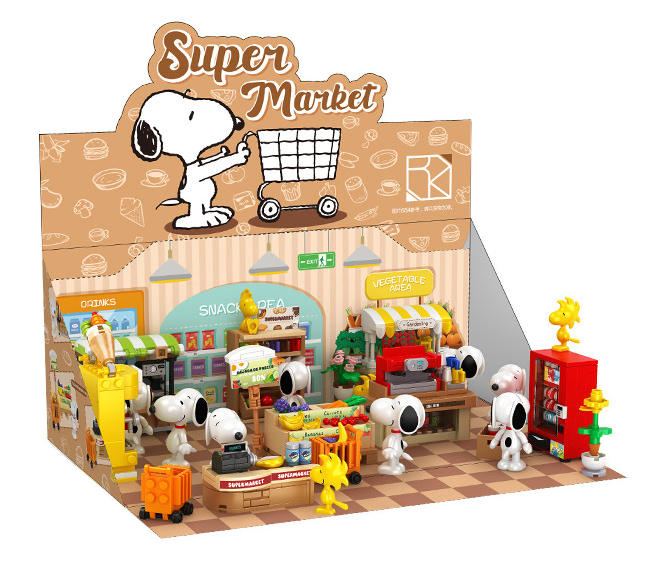 史努比 8款（Peanuts Snoopy）（咔扣CACO S016） | Brick4.com - 最实用的国产积木索引表