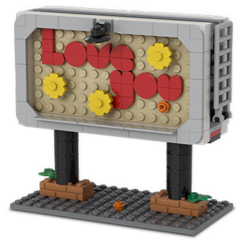 趣味广告牌（Billboard Fun）（乐高LEGO IDEASPAB1） | Brick4.com - 最实用的国产积木索引表