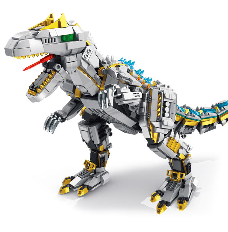 灯光机械恐龙：大型机械异特龙（Mechanical Dinosaur：Allosaurus）（潘洛斯PanlosBrick/积乎inbrixx ...
