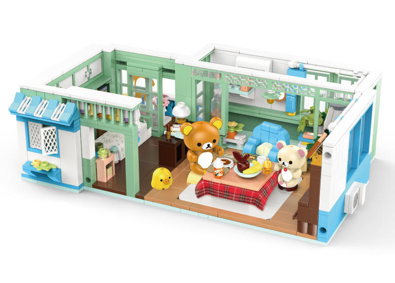 轻松小熊客厅卧室（Rilakkuma）（积乎inbrixx 890301） | Brick4.com - 最实用的国产积木索引表