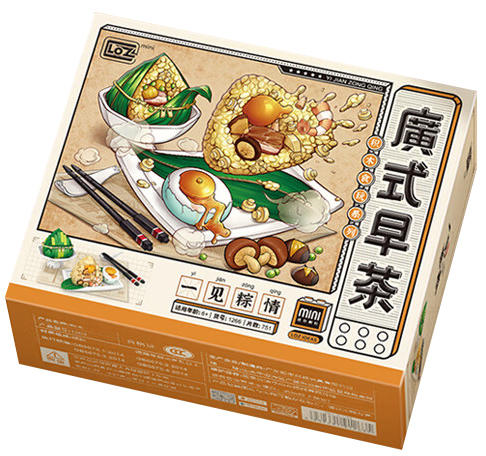 广式早茶：一见粽情（俐智LOZ 1266） | Brick4.com - 最实用的国产积木索引表