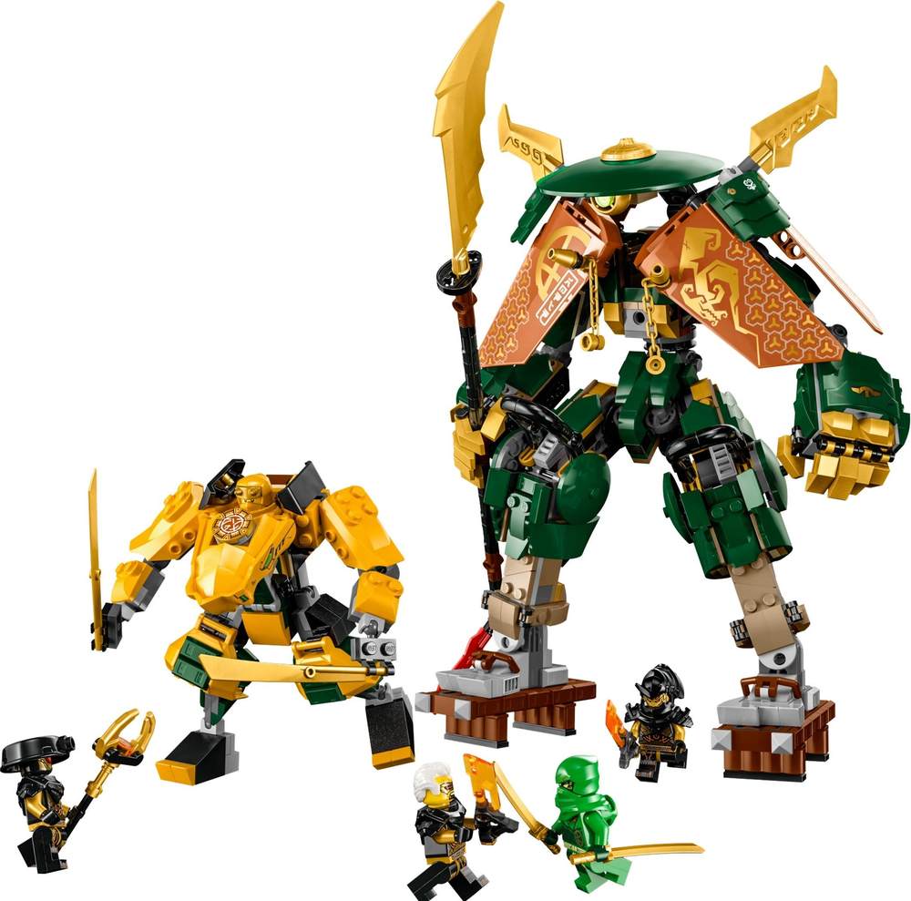 劳埃德和阿林的忍者团队机甲（Lloyd and Arin's Ninja Team Mechs）（乐高LEGO 71794、无牌 88084 ...