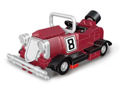 回力车：复古敞篷赛车（Mini Racing PaceMaker）（迪库DECOOL 22021） | Brick4.com - 最实用的国产 ...