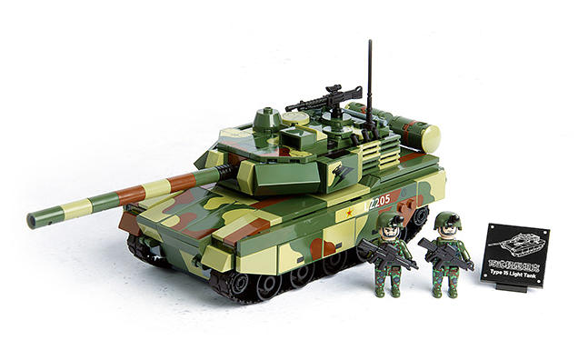 军工重器：15式轻型坦克（Type 15 light tank）（古迪GUDI/新乐新 20404） | Brick4.com - 最实用的 ...
