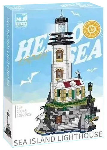 海岛灯塔（Island Lighthouse）（美及积木 13045） | Brick4.com - 最实用的国产积木索引表