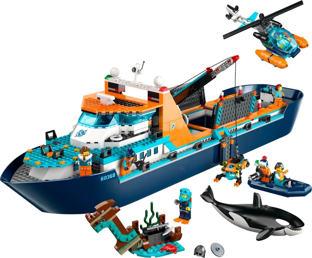 极地巨轮（Arctic Research Ship）（乐高LEGO 60368、无牌 66117） | Brick4.com - 最实用的国产 ...