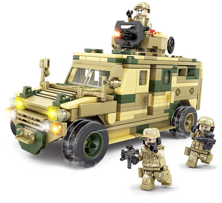 VN4轮式装甲车（开智KAZI/高博乐GBL/博智BOZHI KY84116） | Brick4.com - 最实用的国产积木索引表