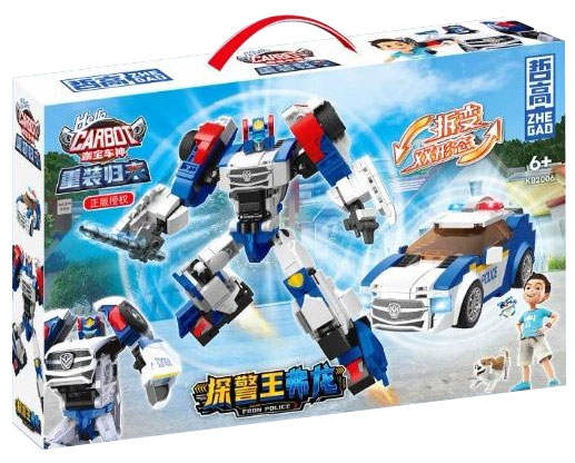 咖宝车神：探警王弗龙（Hello Carbot：Fron Police）（哲高ZHEGAO KB2006） | Brick4.com - 最 ...