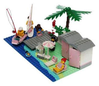 度假天堂：快乐假期海湾（Cabana Beach）（乐高LEGO 6410） | Brick4.com - 最实用的国产积木索引表