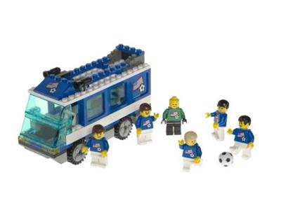 足球：蓝队巴士（Blue Team Bus）（乐高LEGO 3405、乐高LEGO 3411） | Brick4.com - 最实用的国产积木索引表