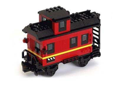 火车：守车（Caboose）（乐高LEGO 10014、启蒙QMAN/ENLIGHTEN/奇妙积木Keeppley 636） | Brick4 ...