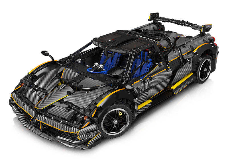 帕加尼 Huayra（Pagani Huayra）（Rebrickable MOC-142670、宇星模王MouldKing 13182、创拼 ...