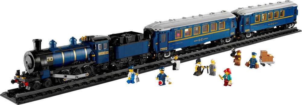 东方快车 纪念通车140周年（The Orient Express Train）（乐高LEGO 21344、无牌 62344 ...