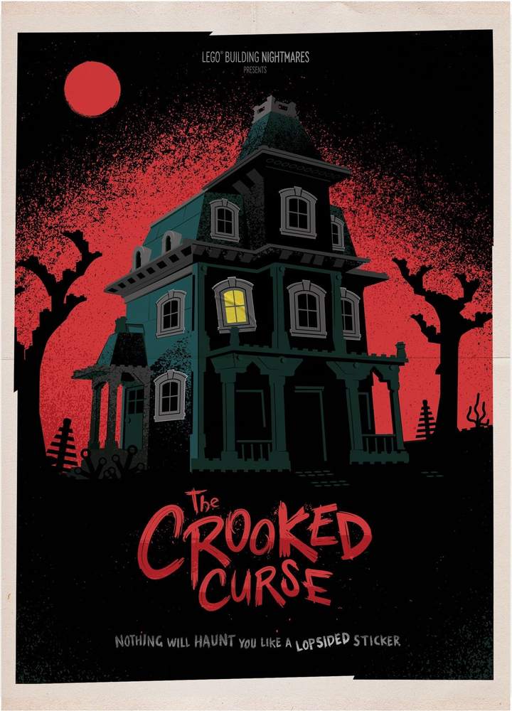 'The Crooked Curse' 复古海报（'The Crooked Curse' Poster）（乐高LEGO 5008240 ...