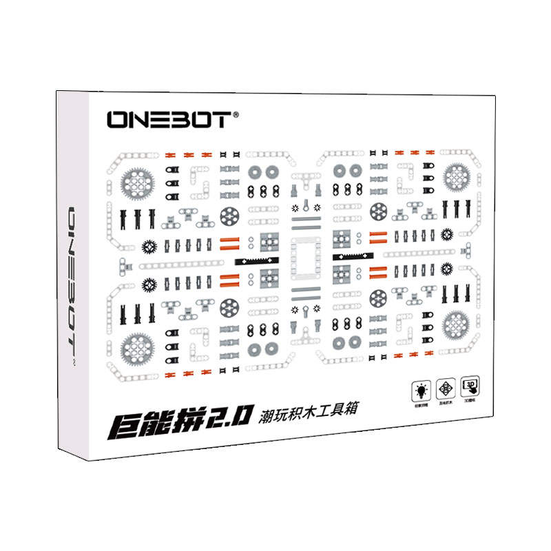巨能拼2.0 科技创新套装（ONEBOT/米兔MITU/小米MI OBJMB14AIQI） | Brick4.com - 最实用的国产积木索引表