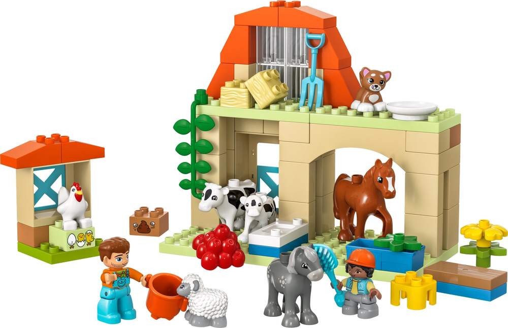 欢乐农场动物（Caring for Animals at the Farm）（乐高LEGO 10416） | Brick4.com - 最实用 ...