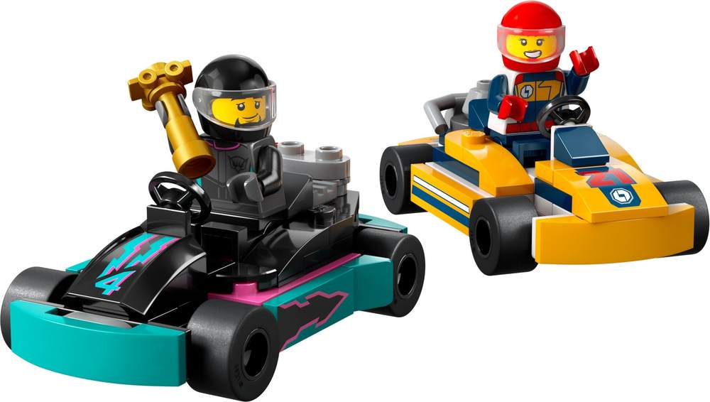 卡丁车（Go-Karts and Race Drivers）（乐高LEGO 60400） | Brick4.com - 最实用的国产积木索引表