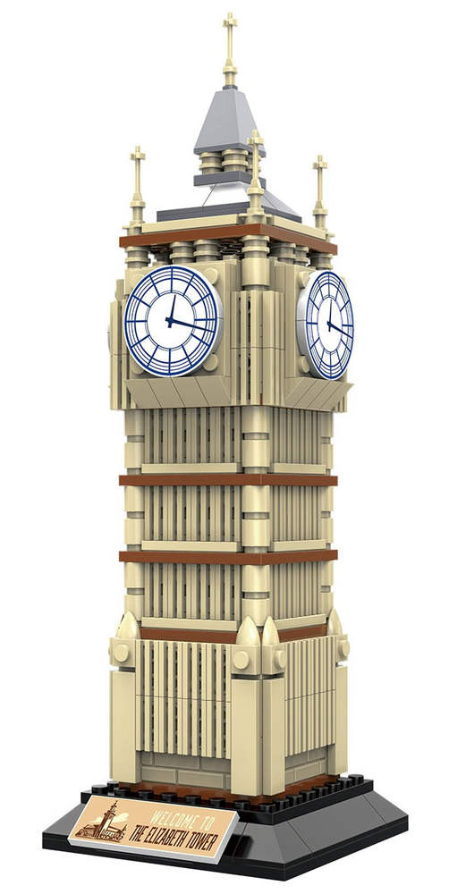 伊丽莎白塔（Famous Landmark：The Elizabeth Tower）（LiNooS LN7062） | Brick4.com ...