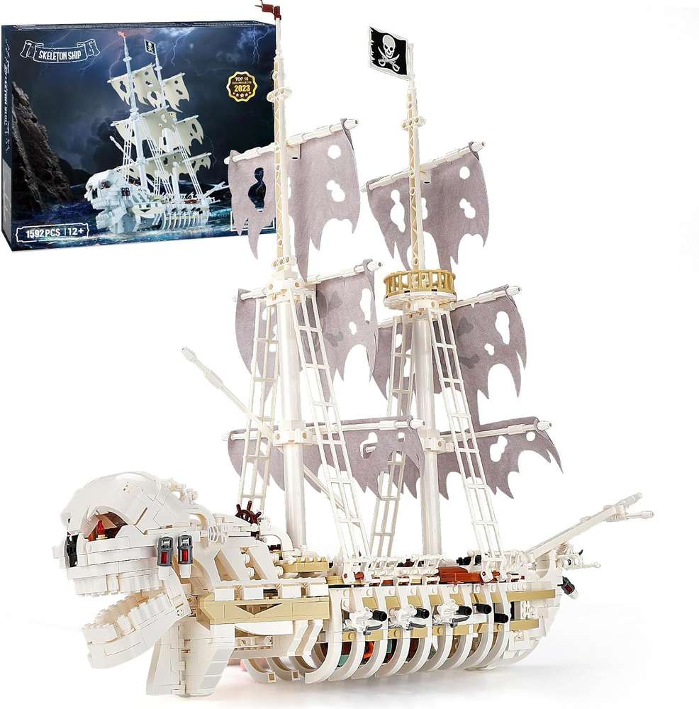 骷髅船（Skeleton Ship）（无牌 92208） | Brick4.com - 最实用的国产积木索引表