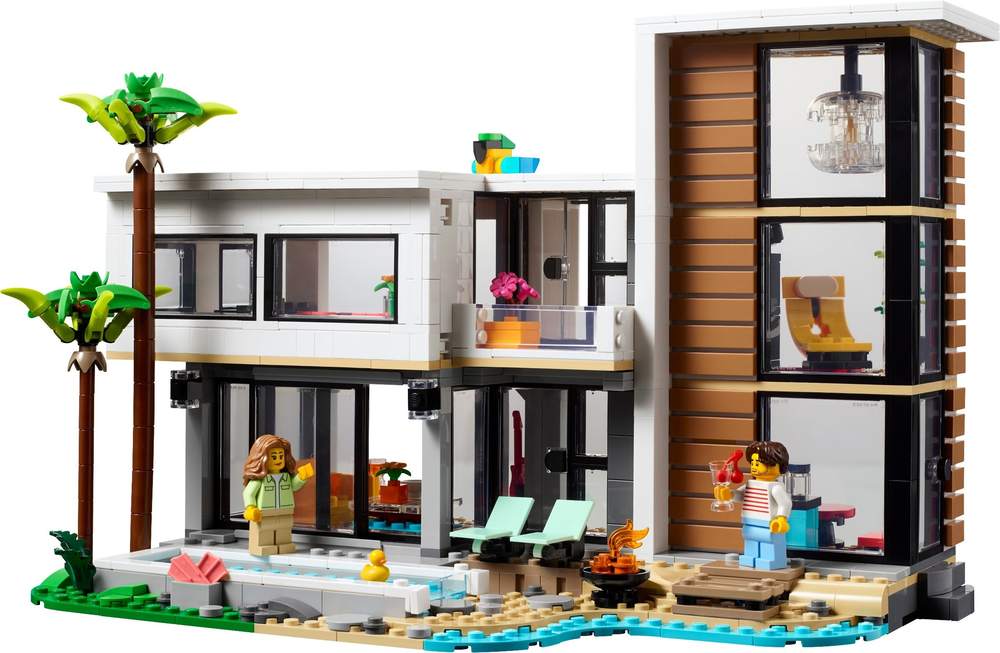 摩登豪宅（Modern House）（乐高LEGO 31153） | Brick4.com - 最实用的国产积木索引表
