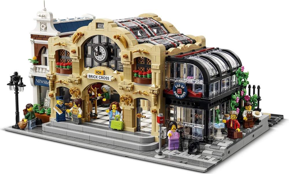 火车站（Brick Cross Train Station）（乐高LEGO 910034） | Brick4.com - 最实用的国产积木索引表
