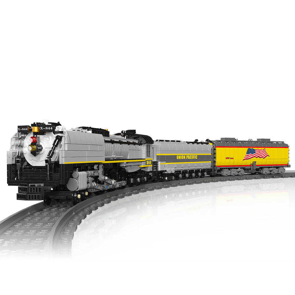 联合太平洋UP844蒸汽机车（Union Pacific 844 Steam Locomotive）（宇星模王MouldKing 12031 ...