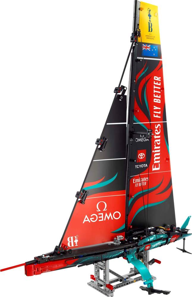 阿联酋队 新西兰 AC75 单体水翼帆船（Emirates Team New Zealand AC75 Racing Yacht）（乐高 ...
