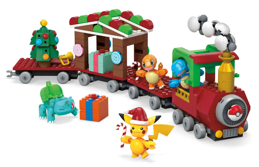 宝可梦：假日火车（Pokémon Holiday Train）（美家宝/美高 Mega Bloks HHP69） | Brick4.com ...