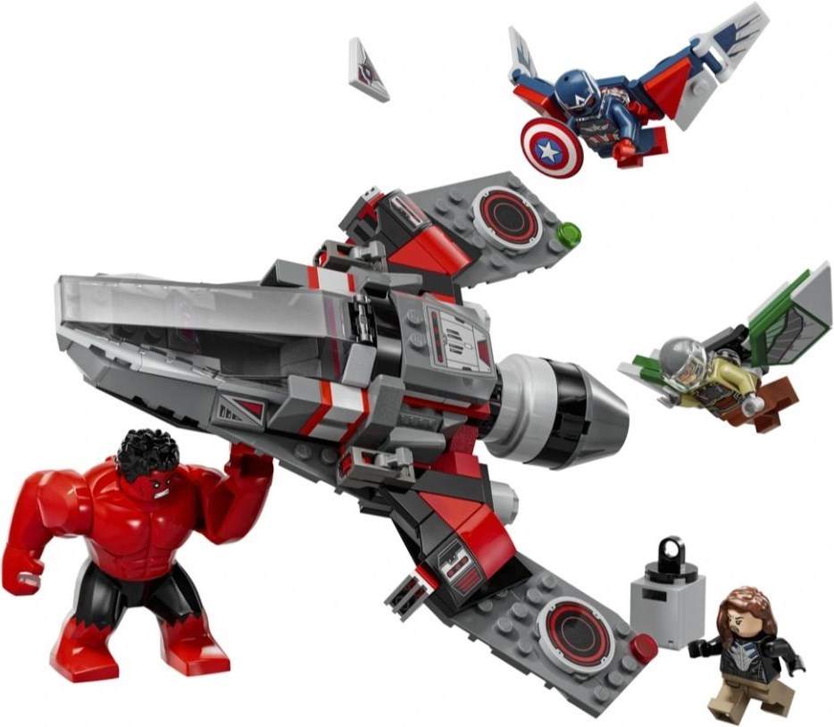 美国队长大战红浩克（Captain America vs. Red Hulk Battle）（乐高LEGO 76292） | Brick4 ...