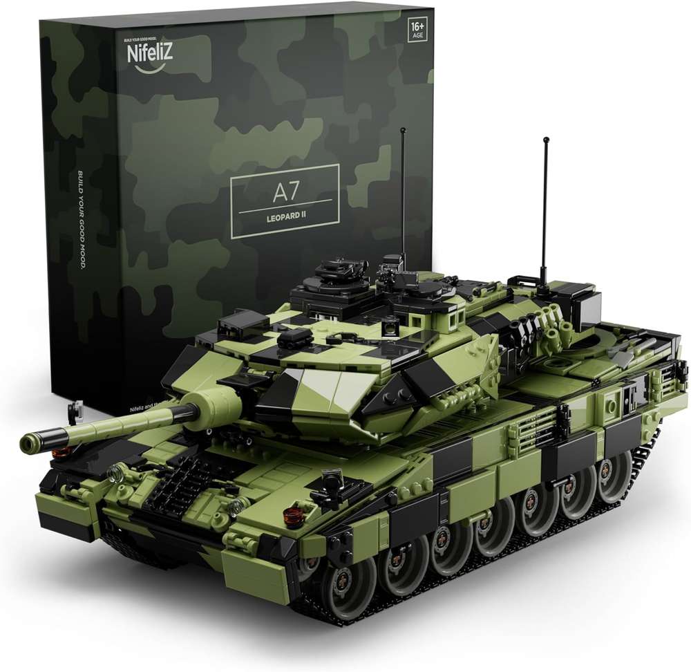 豹2A7主战坦克（Leopard II A7 Tank）（Nifeliz NF10269） | Brick4.com - 最实用的国产积木索引表