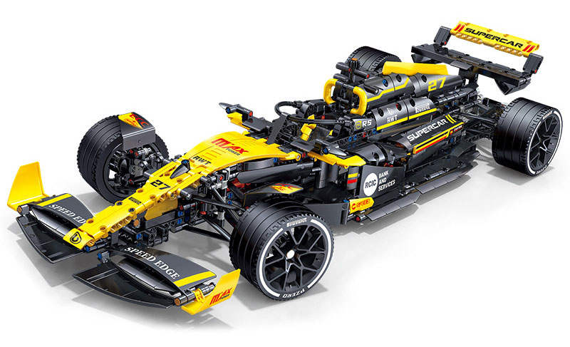 雷诺F1赛车 1:8（联合创想/B牌 JKC7205） | Brick4.com - 最实用的国产积木索引表