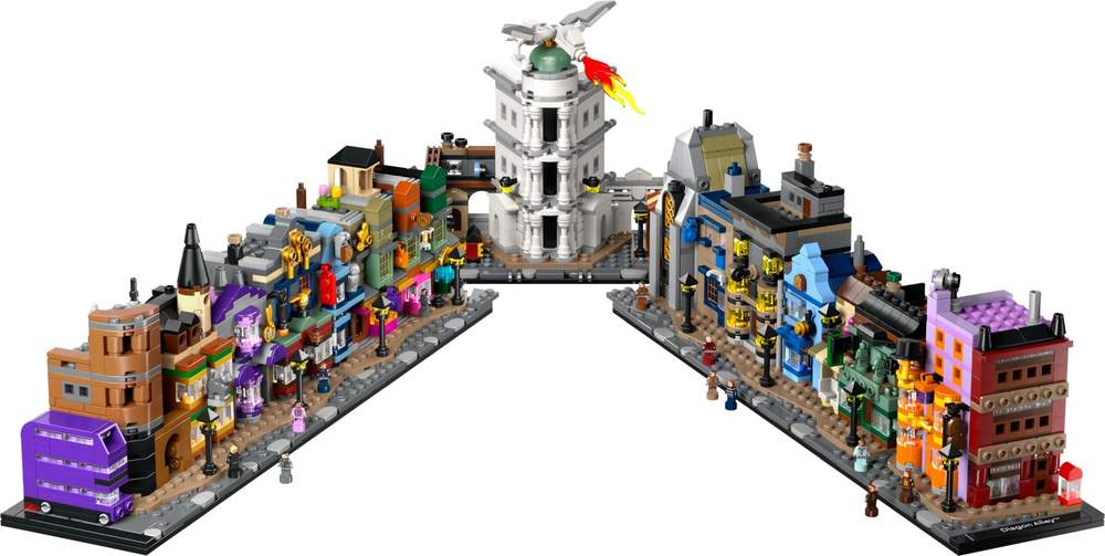 迷你对角巷（Diagon Alley Wizarding Shops）（乐高LEGO 76444） | Brick4.com - 最实用的国产 ...