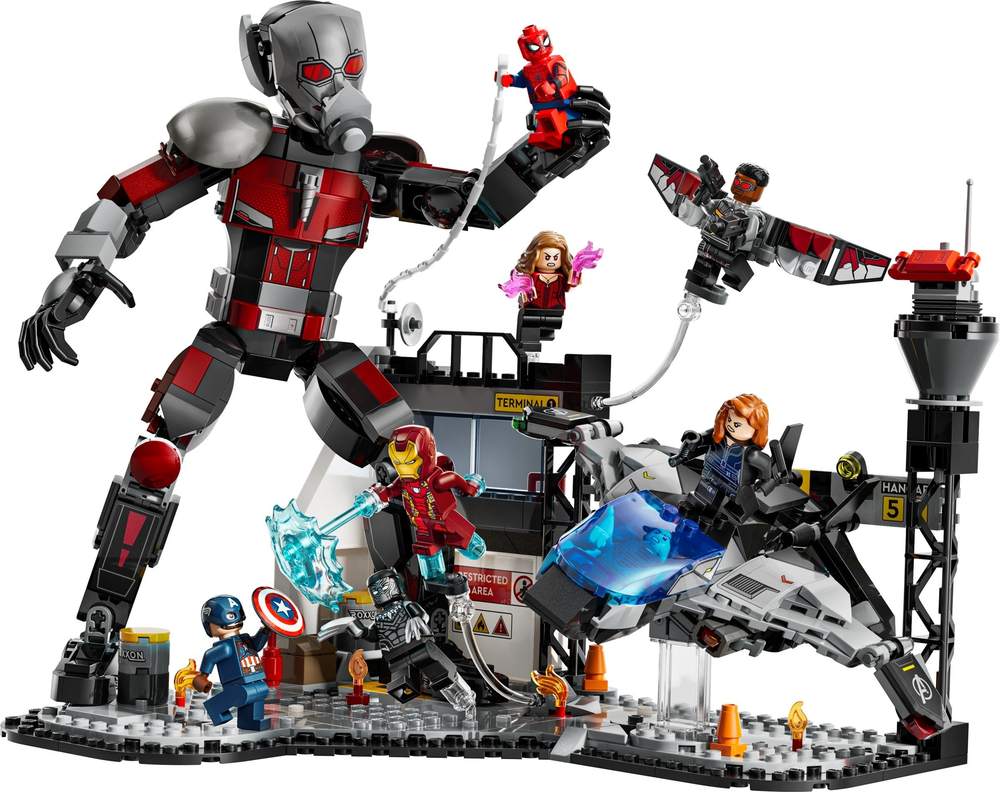 美国队长：内战战斗场景（Captain America: Civil War Battle）（乐高LEGO 76314） | Brick4 ...