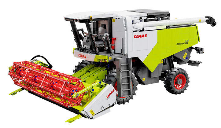 CLAAS D370 联合收割机 1:17（CLAAS Dominator 370）（咔搭CaDA/双鹰DoubleE C61508 ...