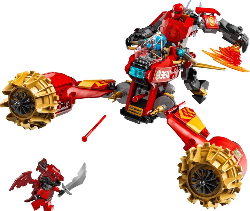 凯的暴风机甲战车（Kai's Storm Rider Mech）（乐高LEGO 71830） | Brick4.com - 最实用的国产积木索引表