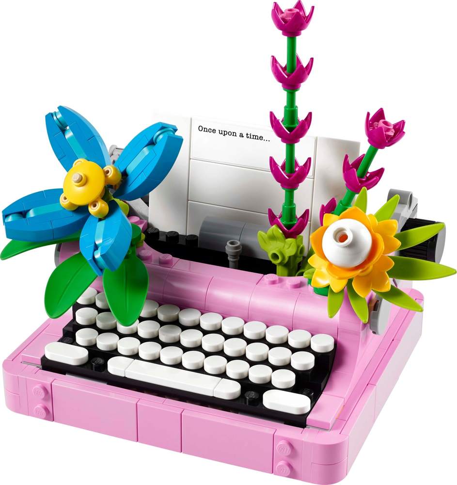 鲜花打字机（Typewriter with Flowers）（乐高LEGO 31169） | Brick4.com - 最实用的国产积木索引表