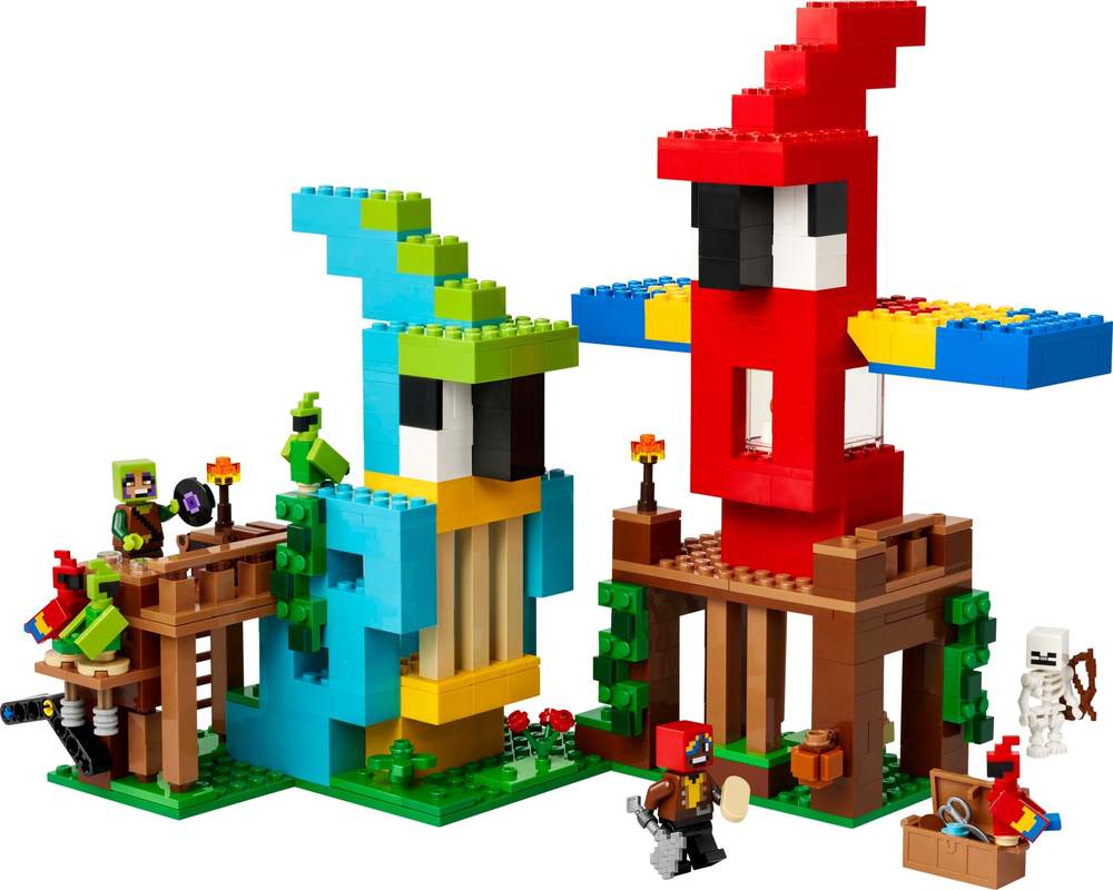 鹦鹉屋（The Parrot Houses）（乐高LEGO 21282） | Brick4.com - 最实用的国产积木索引表