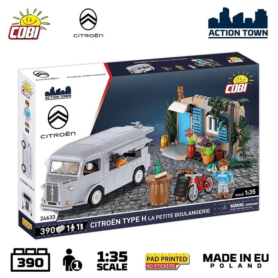 雪铁龙Type H猪头车 1:35（Citroën Type H）（酷陛COBI 24633） | Brick4.com - 最实用的国产积木索引表
