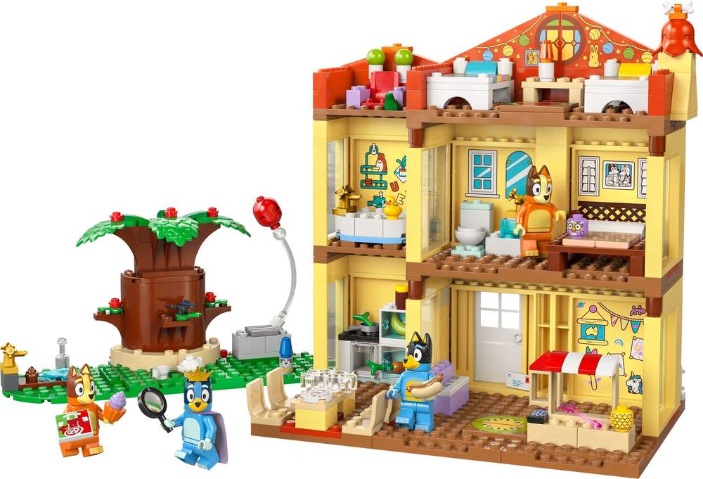 布鲁伊的温馨小屋（Bluey's Family House）（乐高LEGO 11203） | Brick4.com - 最实用的国产积木索引表