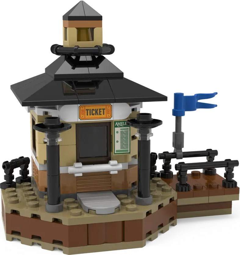 Amelia Ticket Booth（Amelia Ticket Booth）（乐高LEGO 5009157） | Brick4.com ...