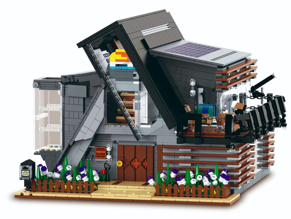 拉姆达之家（The Lambda House）（型玩模客MORKMODEL/模客积木MORK/优格积木UrGe/XMORK 10213 ...