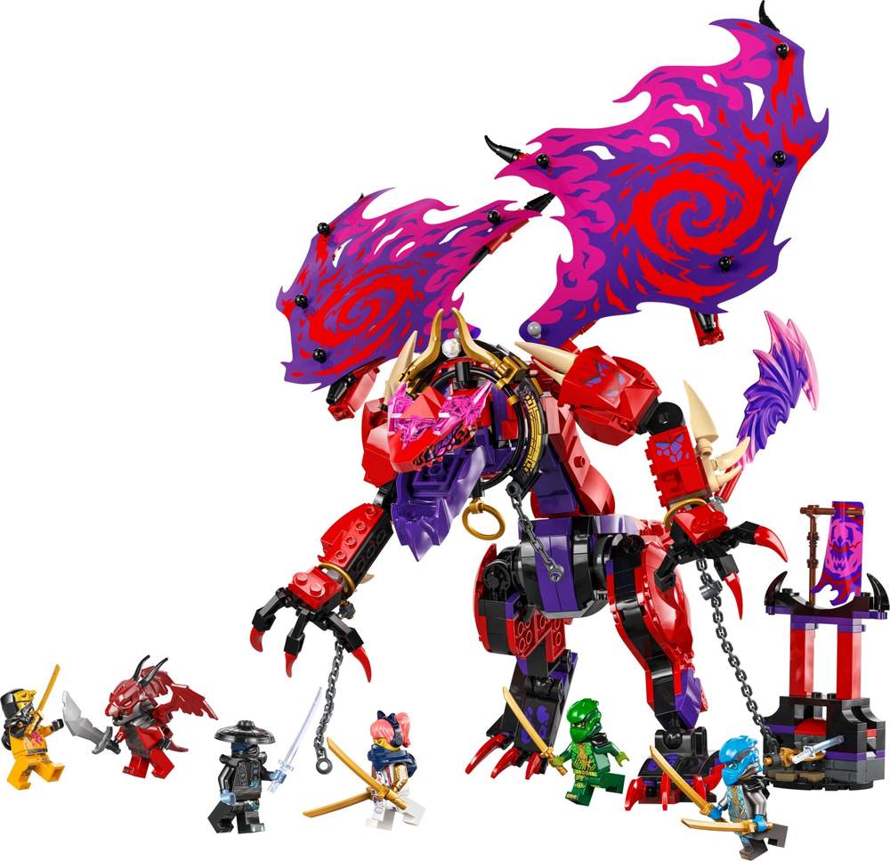 混沌猛龙雷牙（Thunderfang Dragon of Chaos）（乐高LEGO 71832、智蒙zimo 68001） | Brick4 ...