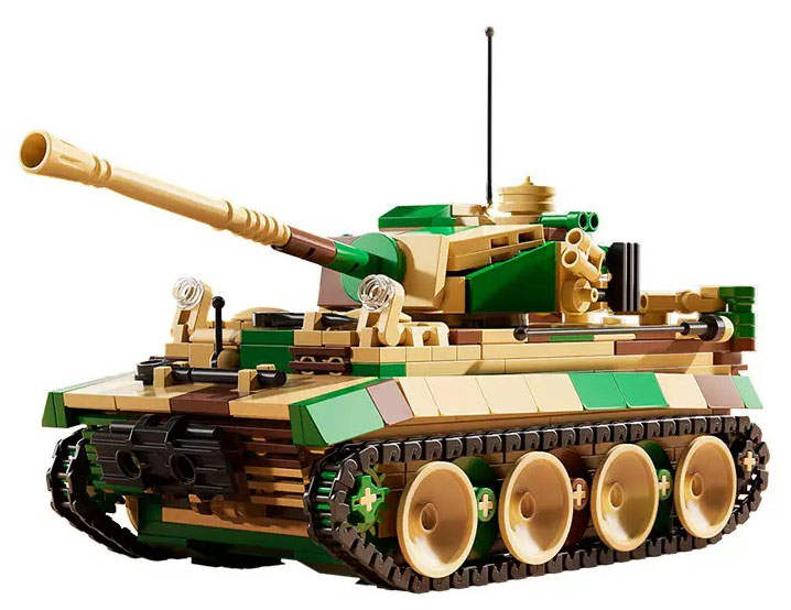 回力虎式坦克（Tiger Heavy Tank）（星涯优品 89137） | Brick4.com - 最实用的国产积木索引表