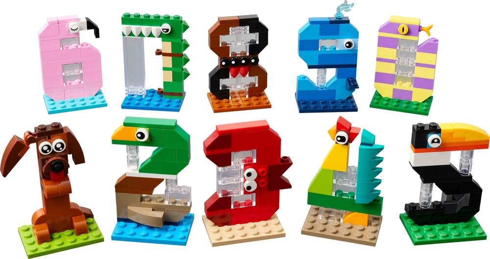 生日数字（Birthday Numbers）（乐高LEGO 40807） | Brick4.com - 最实用的国产积木索引表