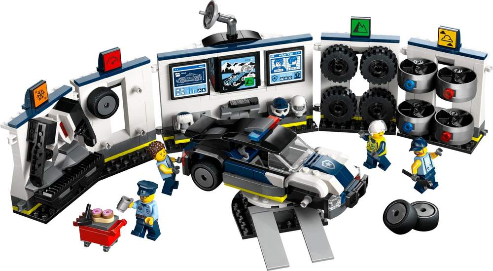 定制警车车库 警察改装车库（Custom Police Garage）（乐高LEGO 60457） | Brick4.com - 最实用的国产 ...