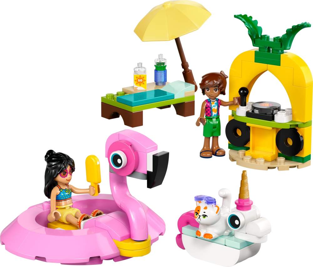 独角兽和火烈鸟主题泳池派对（Unicorn & Flamingo Pool Party）（乐高LEGO 42658） | Brick4.com ...