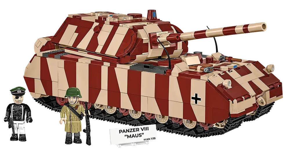 鼠式超重型坦克（Panzer VIII Maus）（酷陛COBI 20078） | Brick4.com - 最实用的国产积木索引表